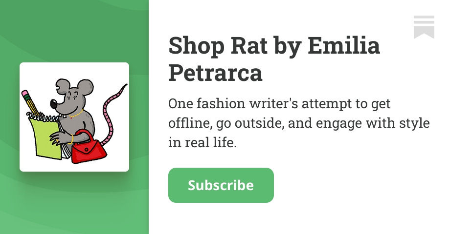 Shop Rat by Emilia Petrarca | Substack