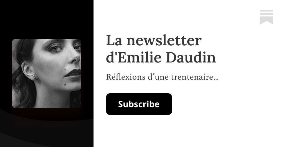La newsletter d'Emilie Daudin | Substack