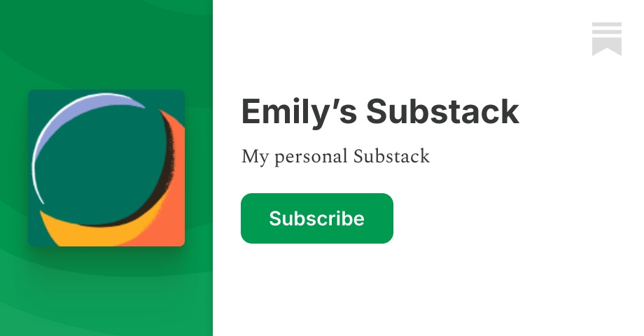 Emily’s Substack | Emily da silva | Substack