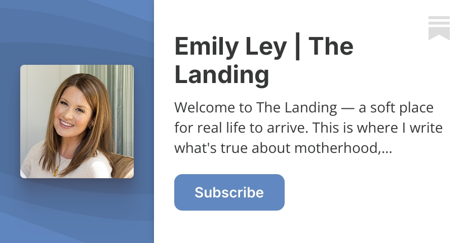 About - Emily’s Substack