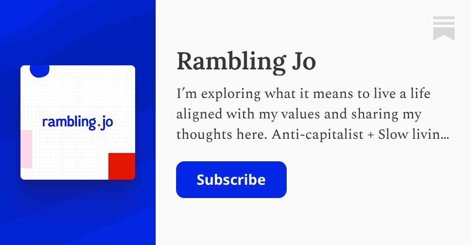 Rambling Jo | Emily Neufeld | Substack