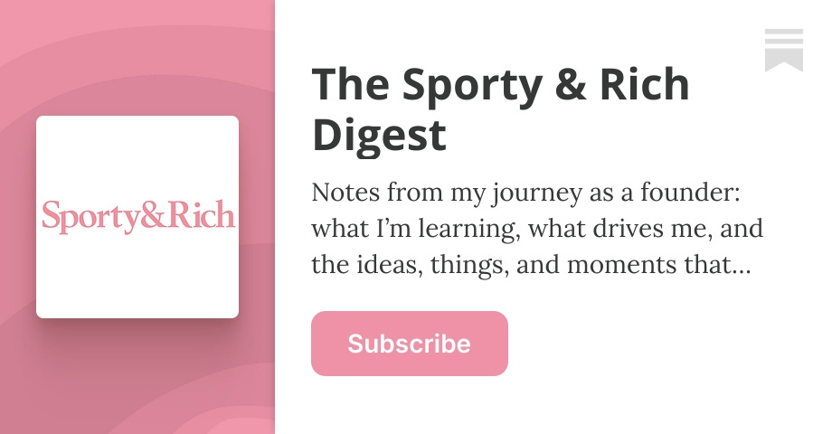 Emily Loves | Emily Oberg | Substack