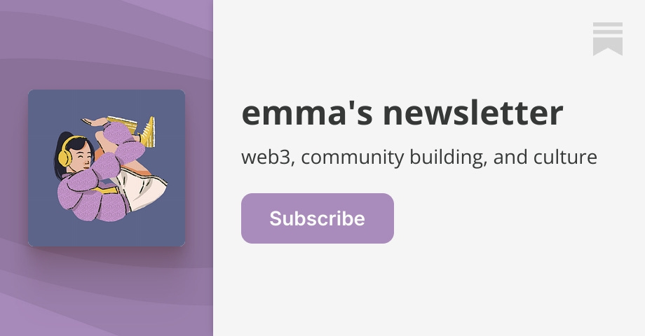 emma's newsletter | Emma Kwan | Substack