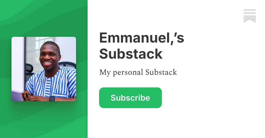 Emmanuel,’s Substack | Emmanuel, Faith | Substack