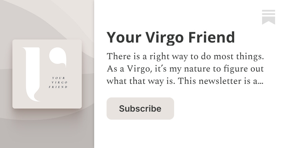 Your Virgo Friend | Emma Vecellio | Substack