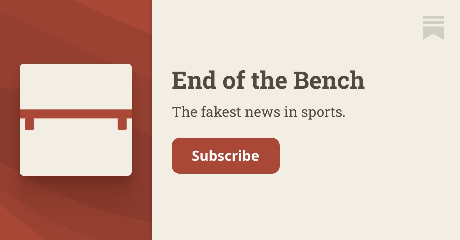 End of the Bench | End Of The Bench Sports | Substack