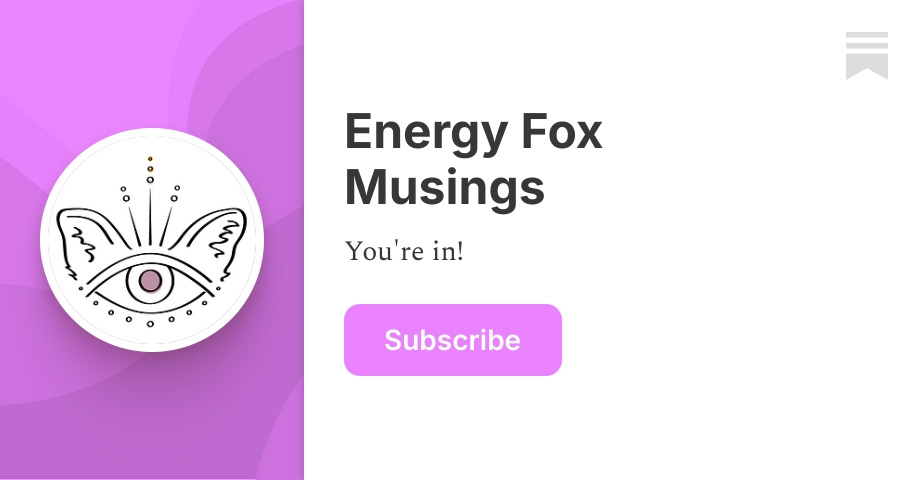 Energy Fox Musings | Lisa Brodbeck | Substack
