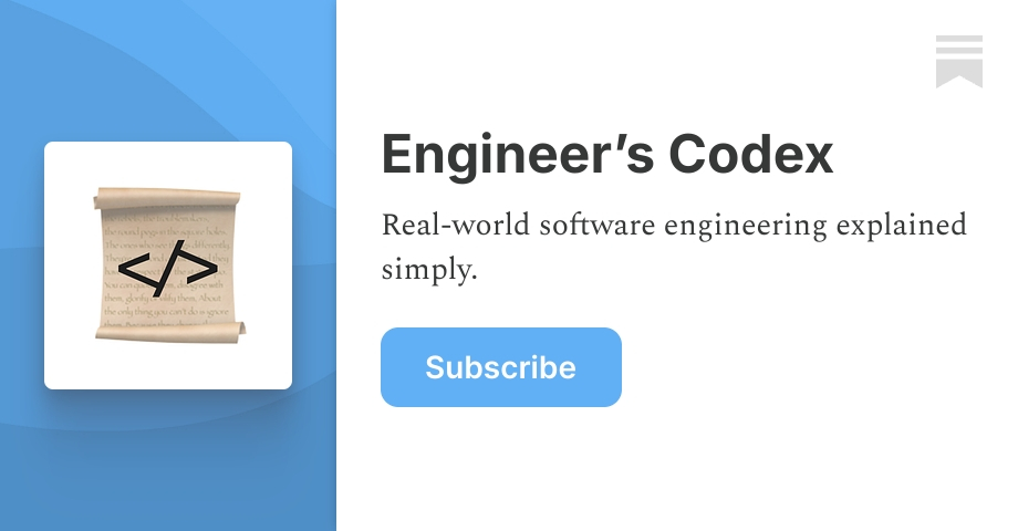Engineer’s Codex | Engineer's Codex | Substack