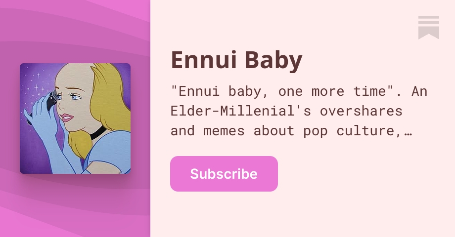 Ennui Baby | Kate Fox | Substack