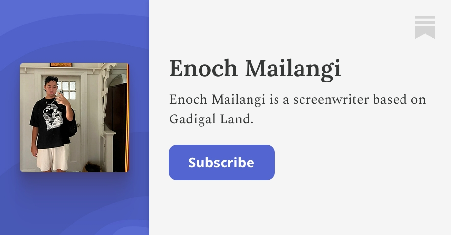 Enoch Mailangi | Substack