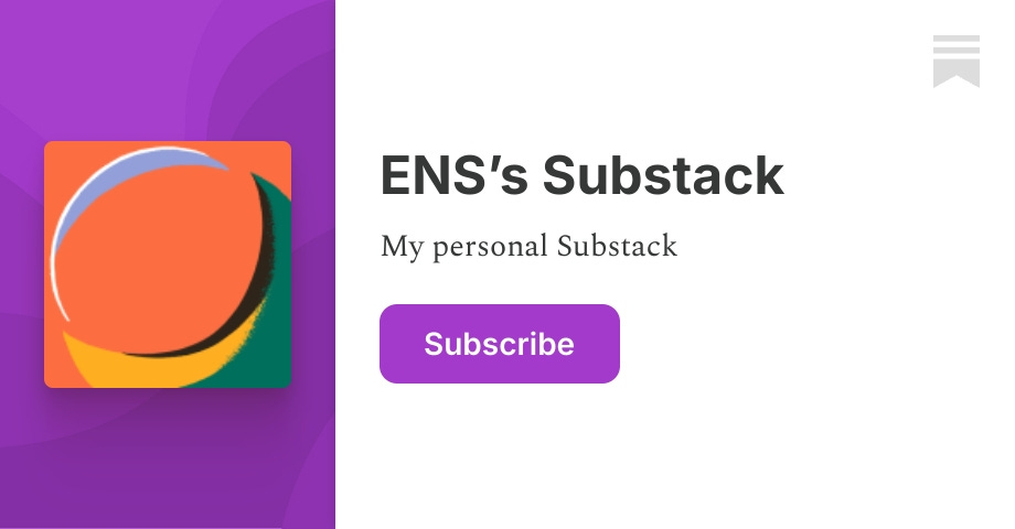 ENS’s Substack | ENS DAO Newsletter DE | Substack