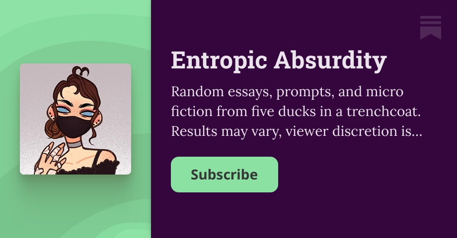 writer's dilemma - by Zani D - Entropic Absurdity