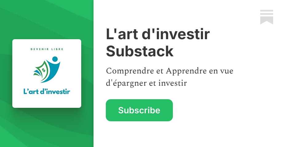 L'art d'investir Substack | david | Substack