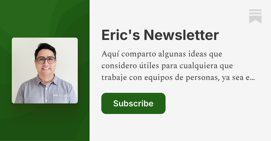 Eric's Newsletter | Eric Concha | Substack