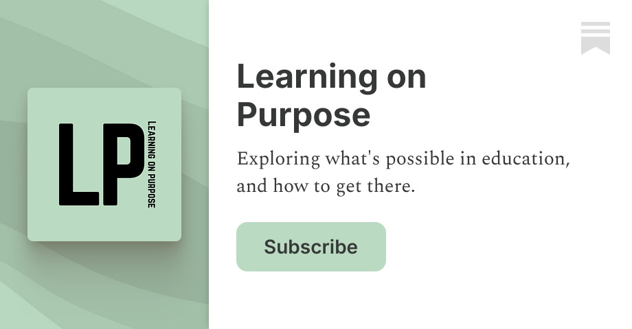 Learning on Purpose | Eric Hudson | Substack