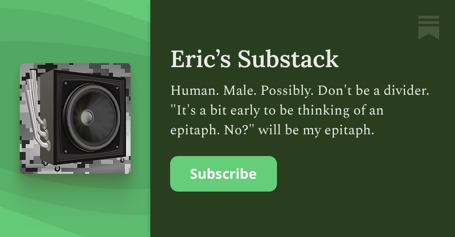 Eric’s Substack | Eric H. Vela | Substack