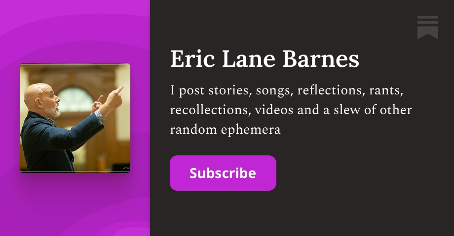 ELB’s Substack | Eric Lane Barnes | Substack