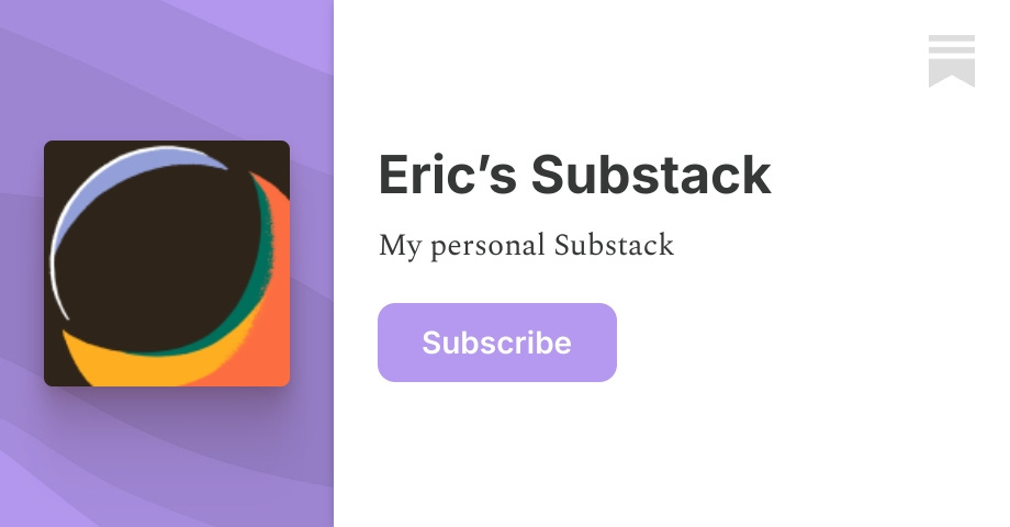 Eric’s Substack | Eric Pulier | Substack