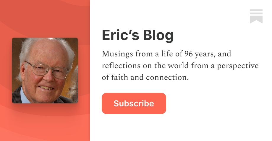 Eric’s Blog | Eric Webster | Substack