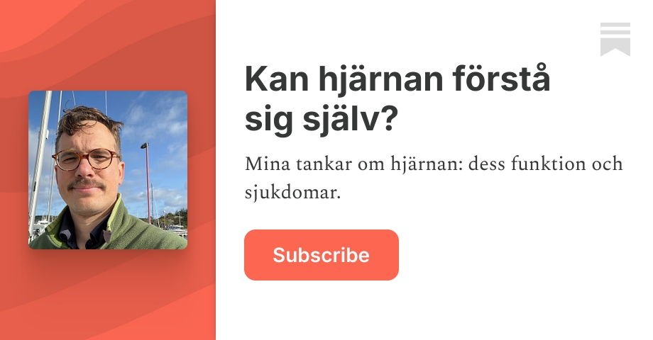 Kan hjärnan förstå sig själv? | Dr Erik Smedler | Substack