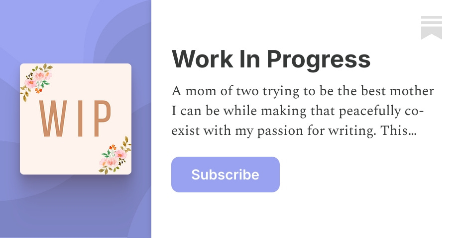 Work In Progress | Erin Barber | Substack