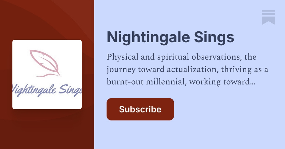 Nightingale Sings | Erin Brophy | Substack