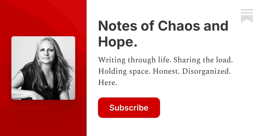 Chaotic Resilience. - Erin Lee Perkins