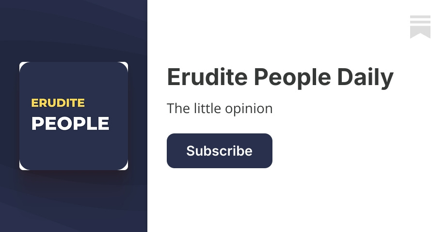 Erudite People Daily | Substack