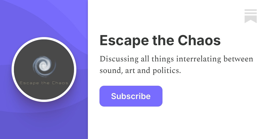 Escape the Chaos | Alec Jetha | Substack