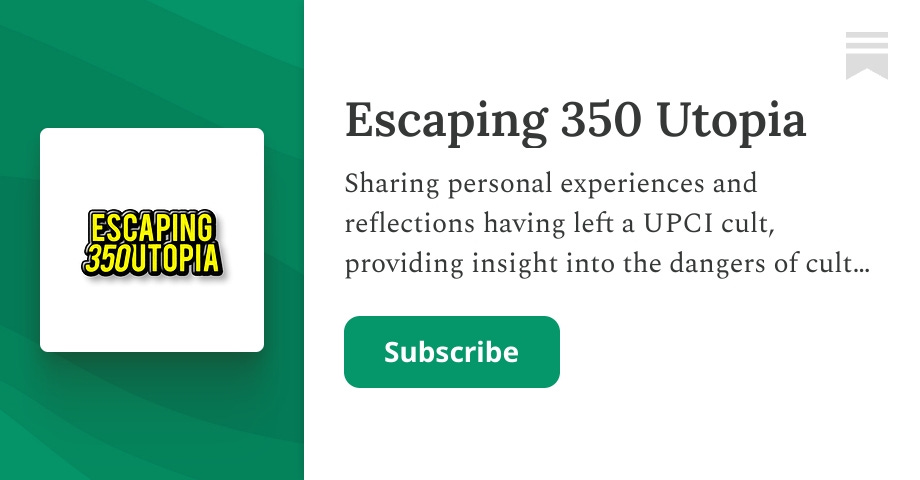 Escaping 350 Utopia | Substack