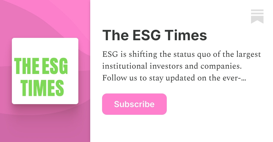The ESG Times | ESGExploration | Substack
