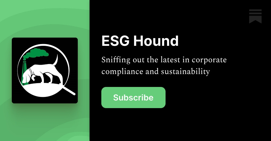 ESG Hound | Substack