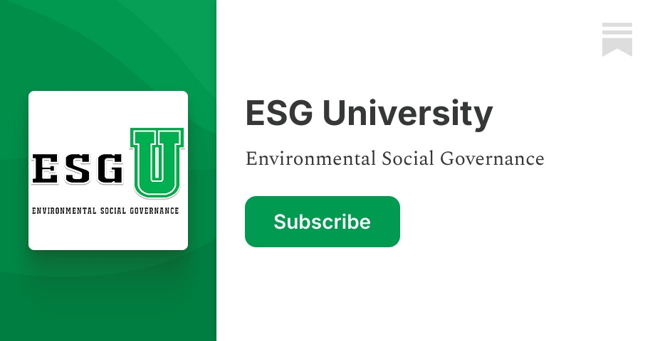 About - ESG University