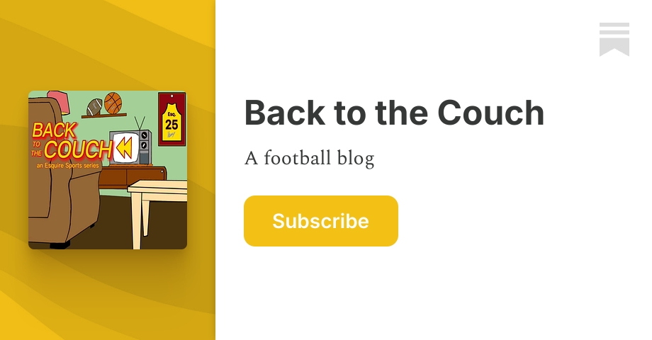 Back to the Couch | Anthony Lawson | Substack