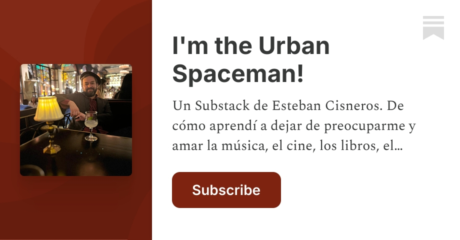 I'm the Urban Spaceman! | Esteban Cisneros | Substack