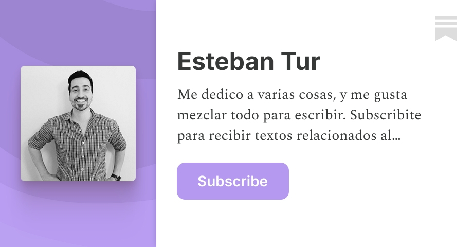 Esteban Tur | Substack