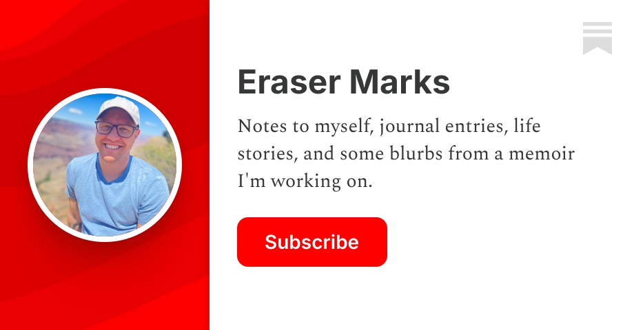 Eraser Marks | Ethan Johnstone | Substack