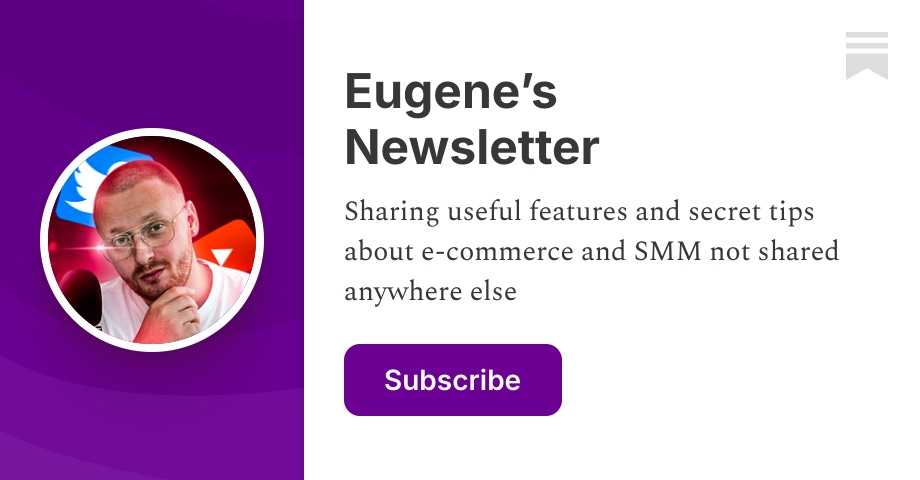 Eugene’s Newsletter | Eugene Fomin | Substack