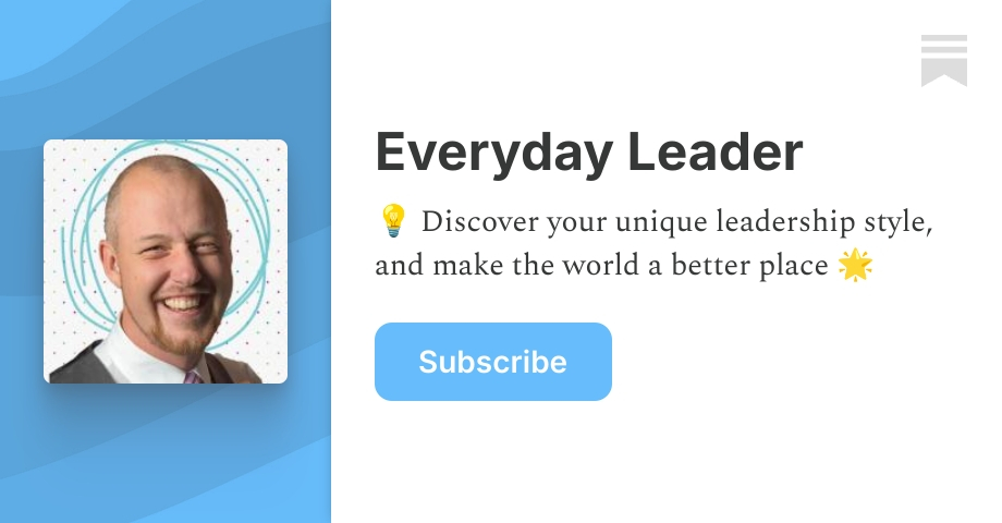 Everyday Leader | Jono Stiansen | Substack