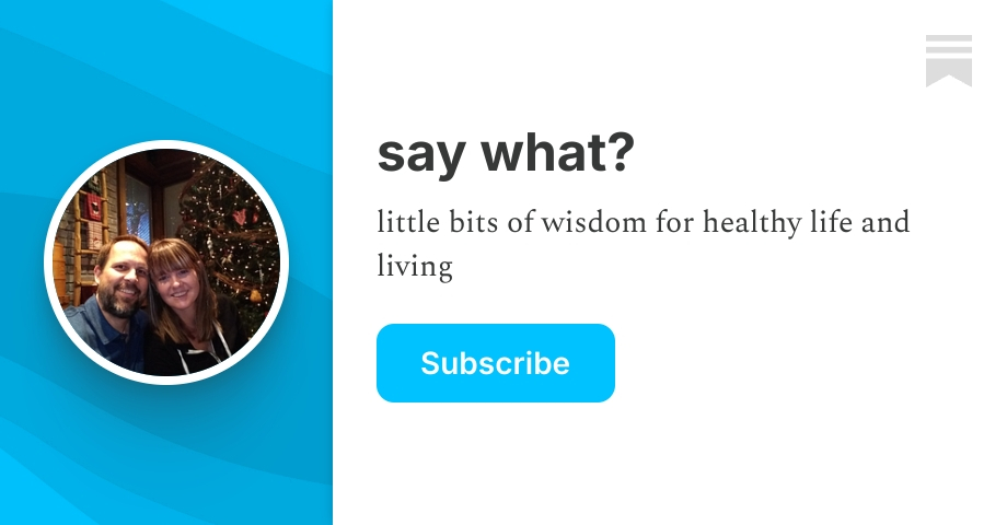 say what? | Kari | Substack