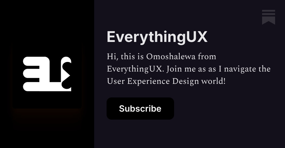 EverythingUX | Omoshalewa Abdullah | Substack