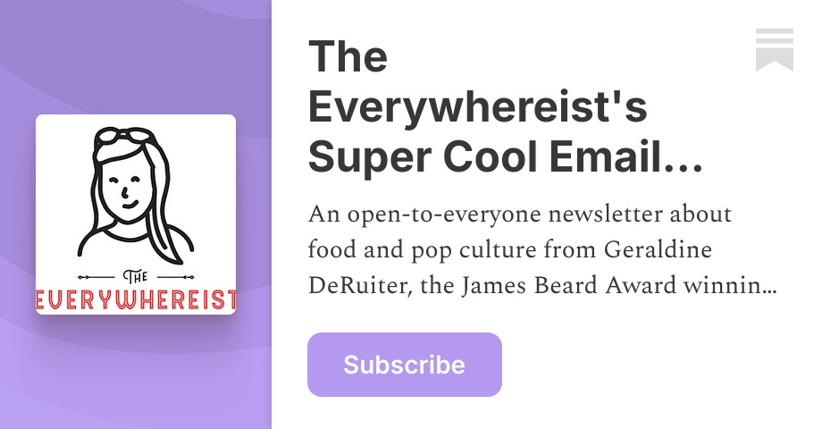The Everywhereist's Super Cool Email Club | Geraldine | Substack