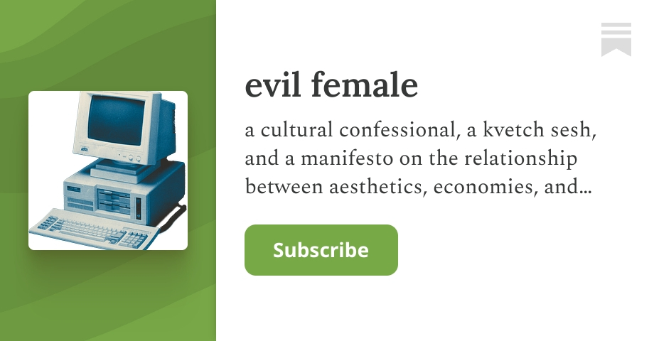 evil female | charlie squire | Substack