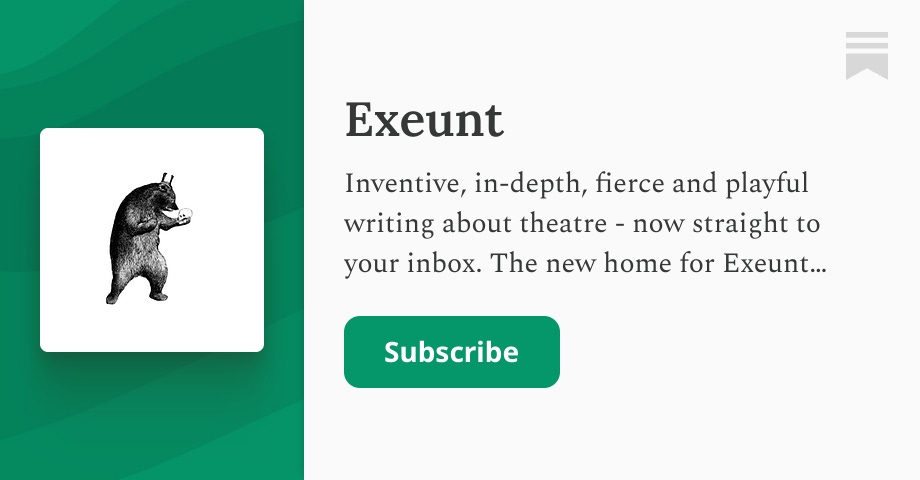 Exeunt | Substack