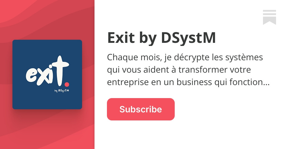 Exit by DSystM | Anne-Laure Thupin | Substack