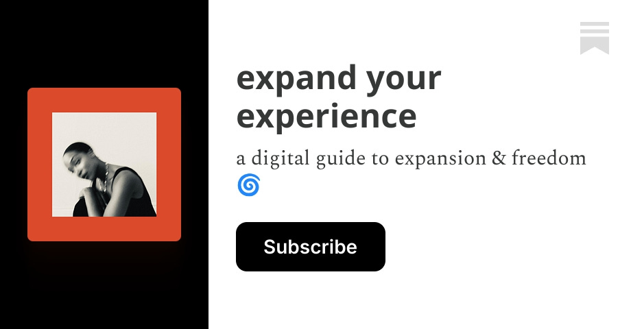 expand your experience | Taylor Simone | Substack