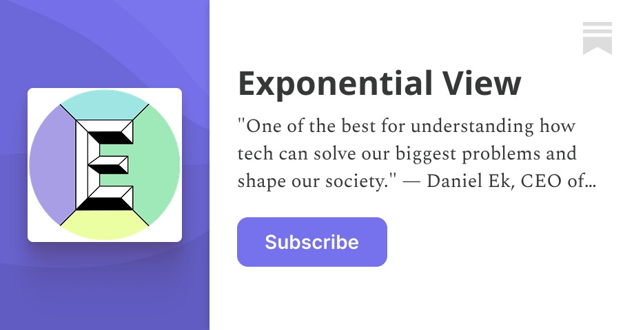About - Exponential View