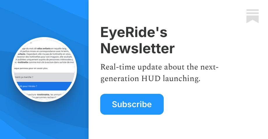 🚀 EyeRide Launching. D-120 - by EyeLights