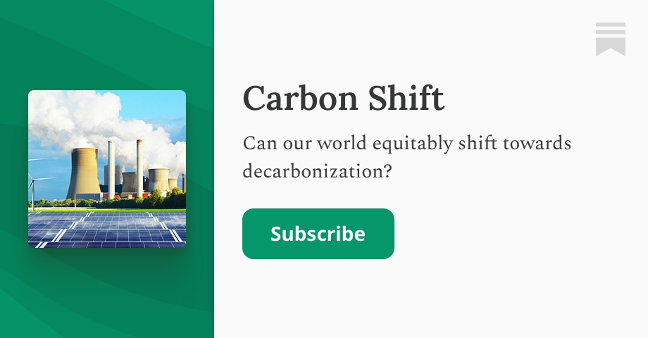 Carbon Shift | Eileen Zheng | Substack