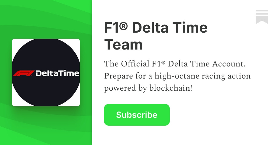 F1® Delta Time Team | Substack